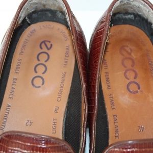 Ecco | Shoes | Ecco Genuine Snake Leather Tassel Loafers Shoes 42 | Poshmark